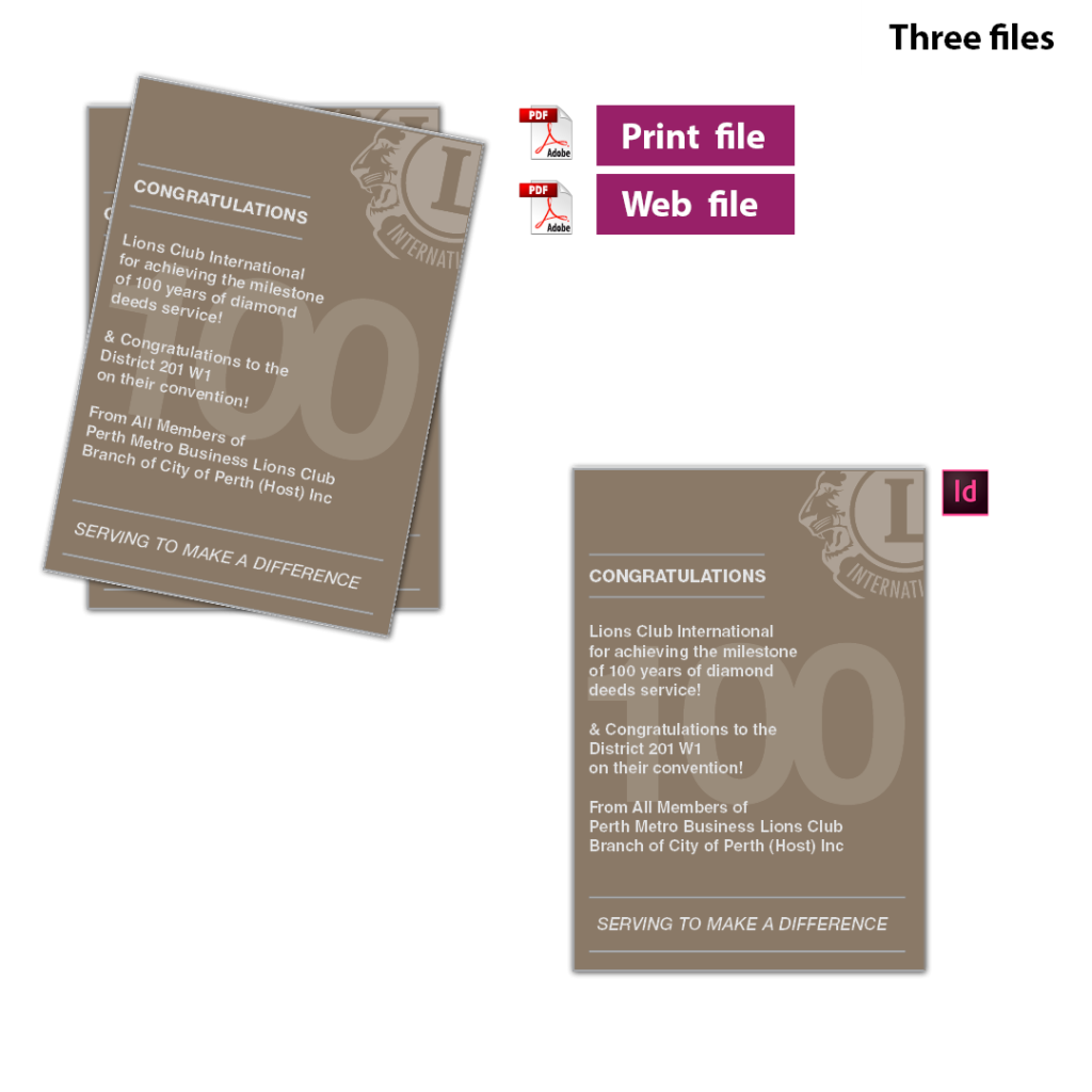 two-sided document – Lakazdi Graphic Design