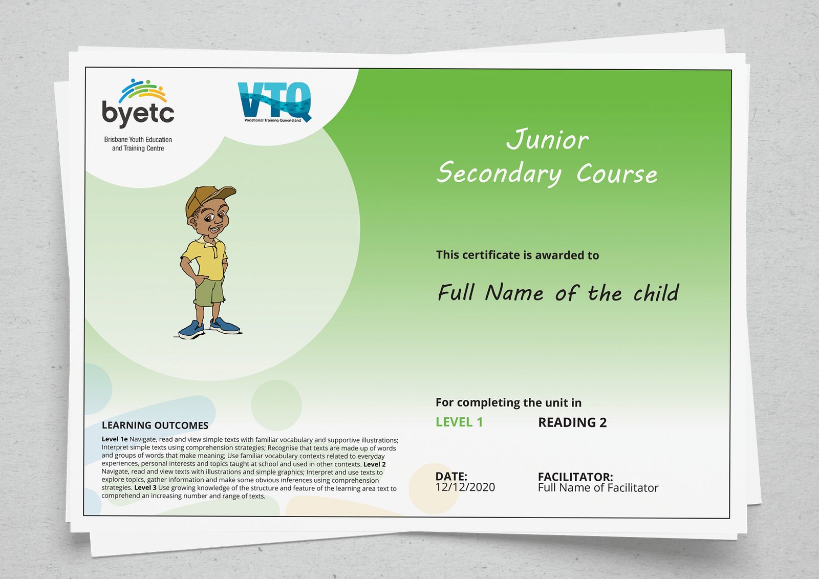 Mail Merge Certificate Design Lakazdi Graphic Design