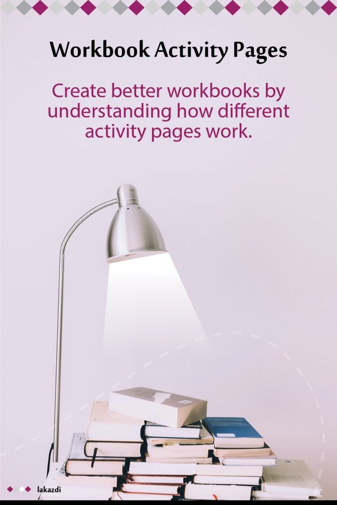 Create better workbook activity pages – Lakazdi Graphic Design