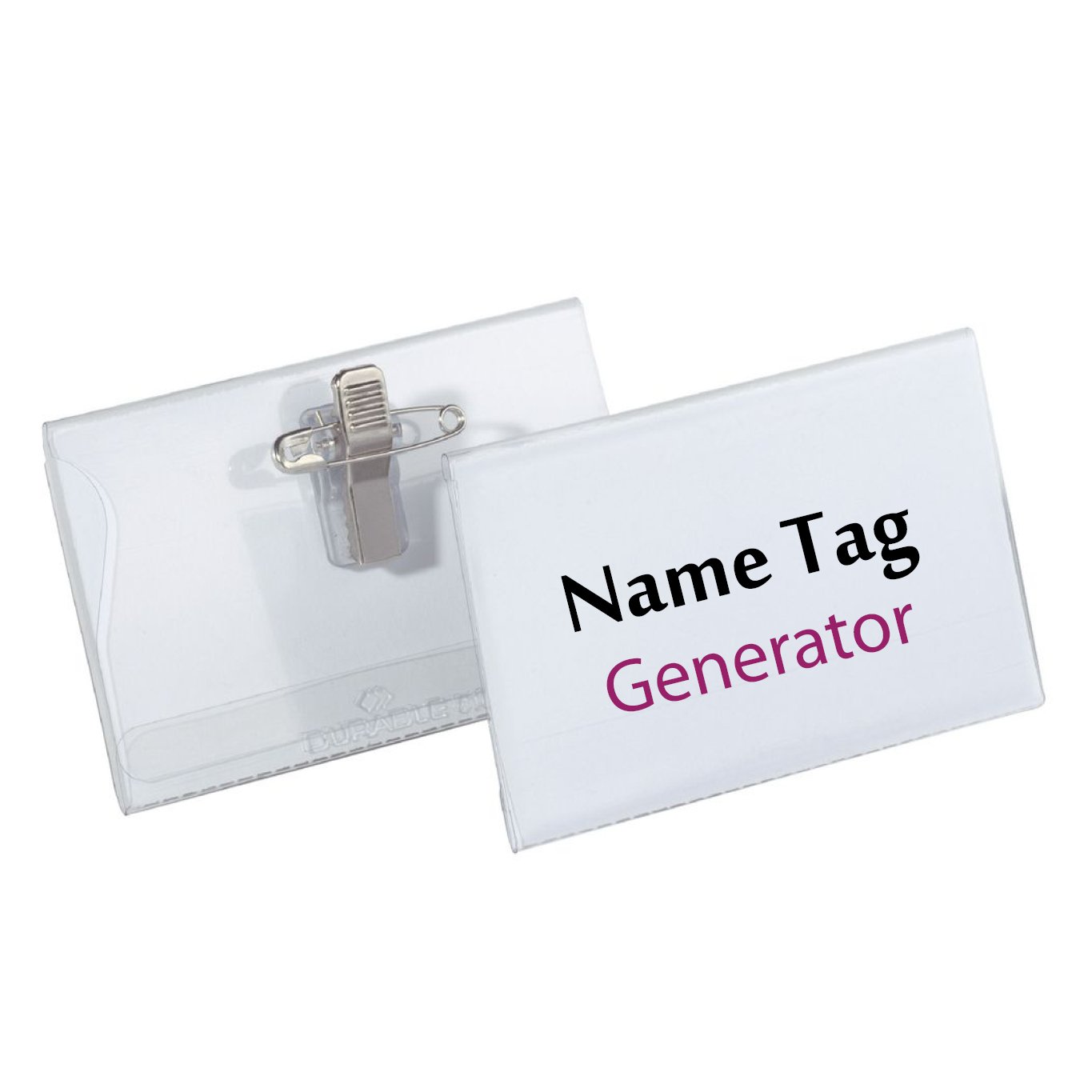 Name Tag Generator Lakazdi Graphic Design