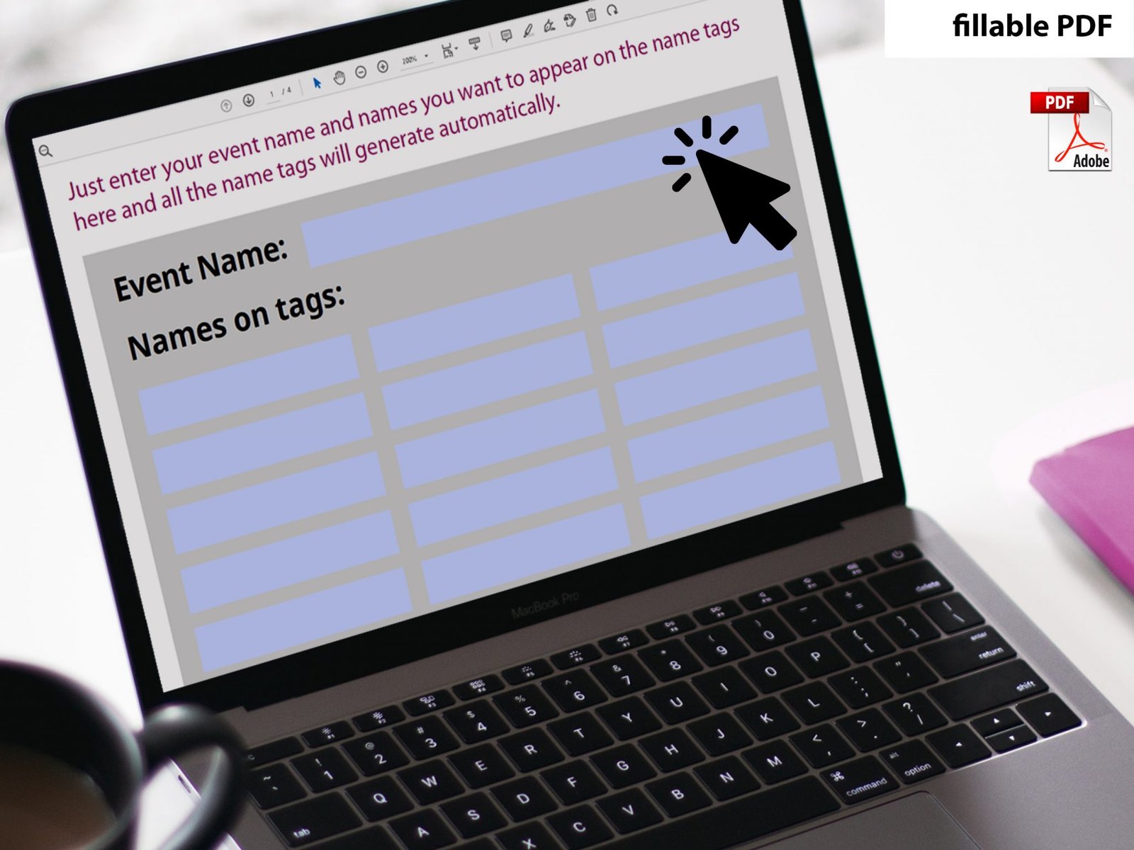 Name Tag Generator – Lakazdi Graphic Design